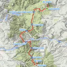 Mt Adams to Mt Hood (WA, OR) | Fastest Known Time