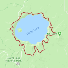 Crater Lake Rim Drive (OR) | Fastest Known Time