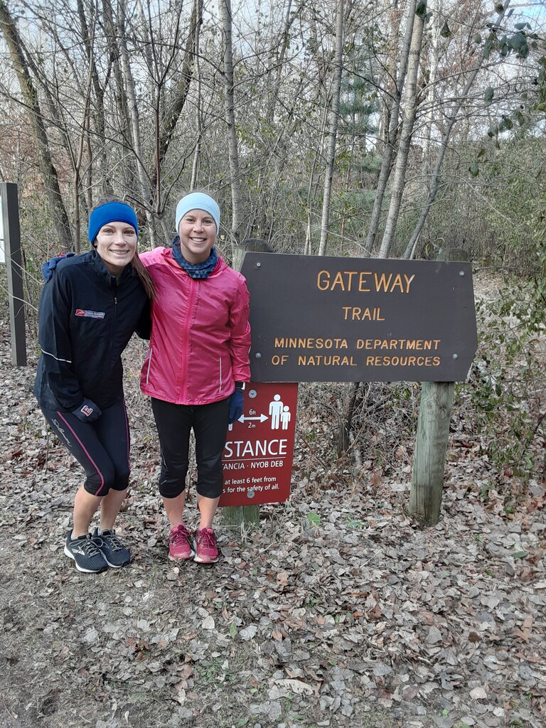 Sharon Heyer, Kim Horner - Gateway State Trail (MN) - 2020-11-01 ...