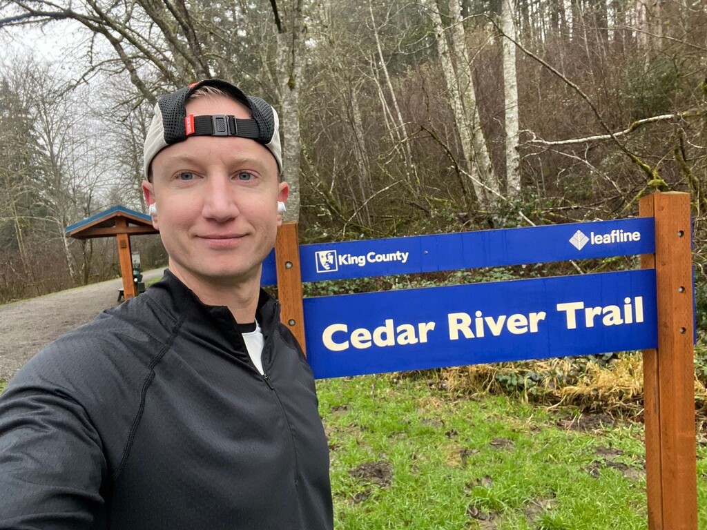 Caleb Clark - Cedar River Trail Traverse - 2025-01-16 | Fastest Known Time