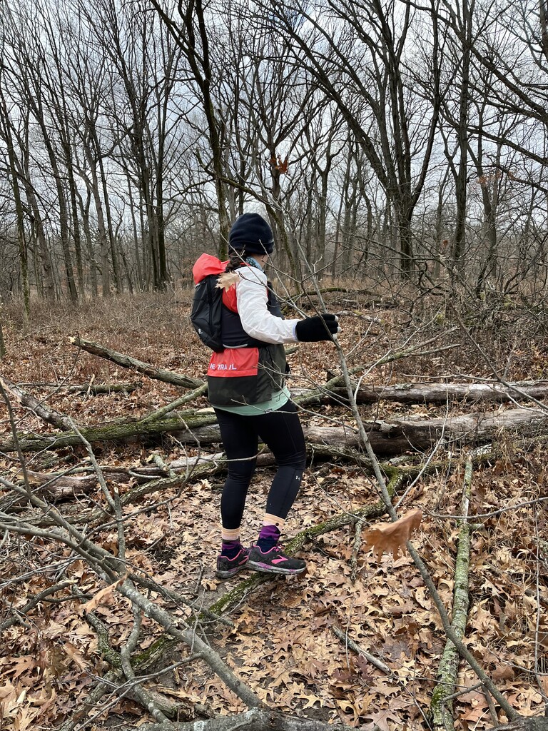 Rebecca Menke - Palos Trail System (IL) - 2021-12-11 | Fastest Known Time