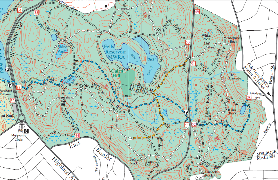 Rock Circuit Trail, Middlesex Fells (MA) | Fastest Known Time